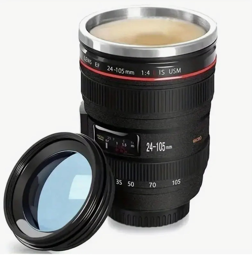 Stainless Steel Camera Travel Cup 350ml – Outside The Box